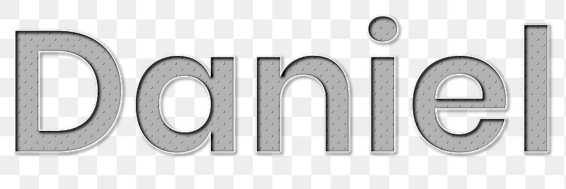 Daniel Typography PNG Images | Free Photos, PNG Stickers, Wallpapers ...