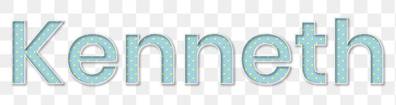 Png male name Kenneth typography | Free PNG Sticker - rawpixel