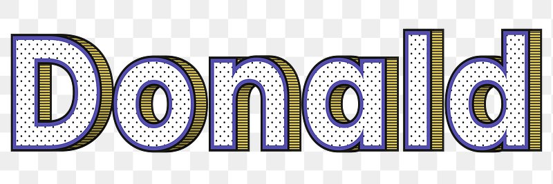 Donald PNG Images | Free Photos, PNG Stickers, Wallpapers & Backgrounds ...