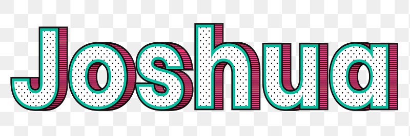 Joshua PNG Images | Free Photos, PNG Stickers, Wallpapers & Backgrounds ...