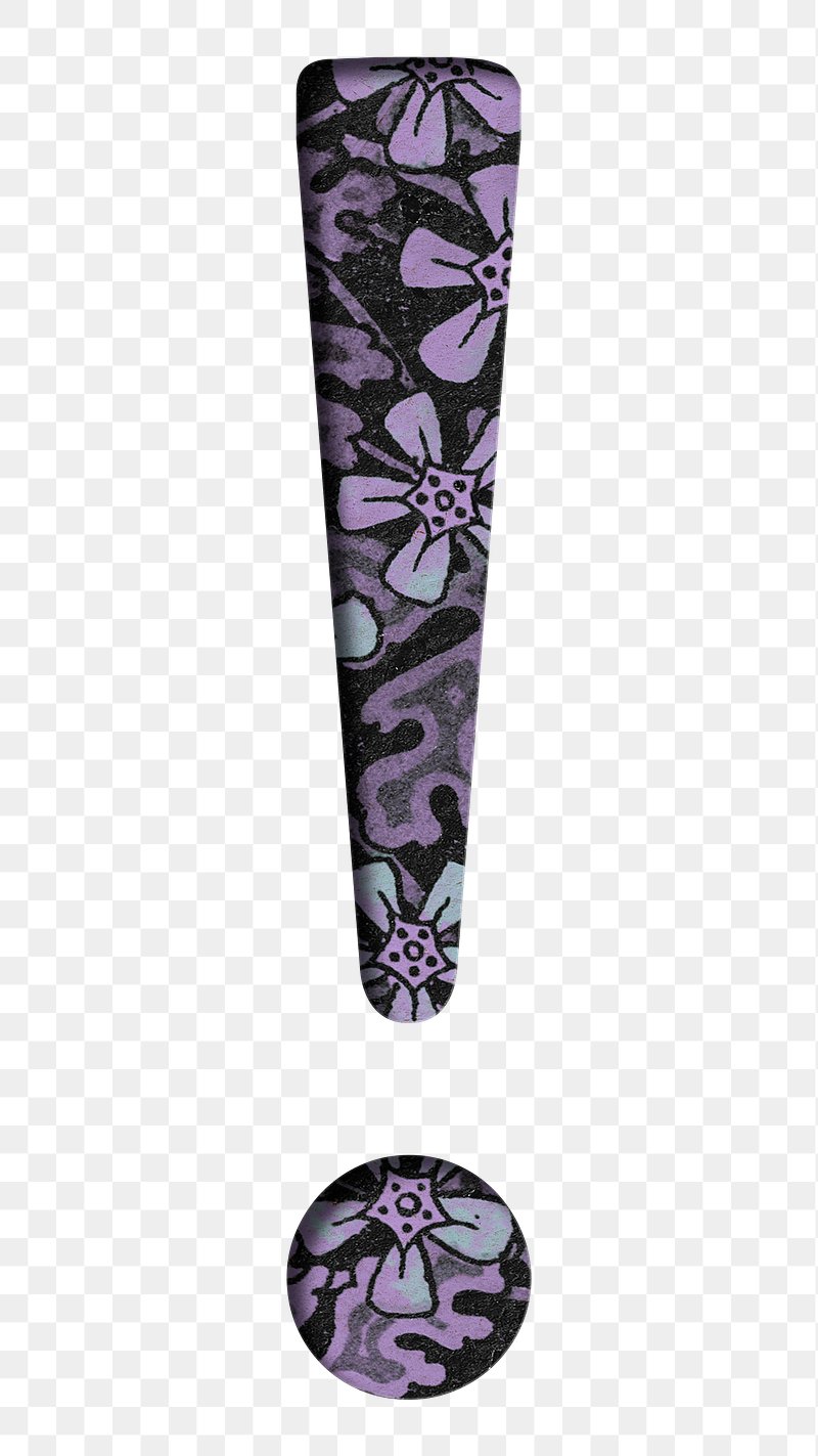 Exclamation Floral Font Images | Free Photos, PNG Stickers, Wallpapers ...