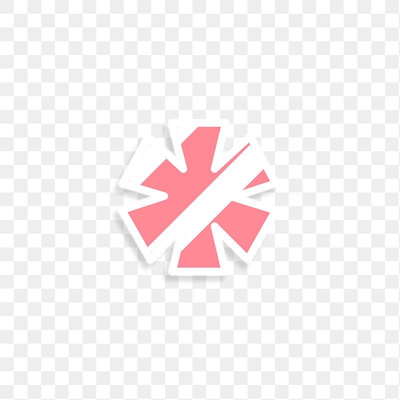 Pink asterisk symbol png typography | Free PNG Sticker - rawpixel