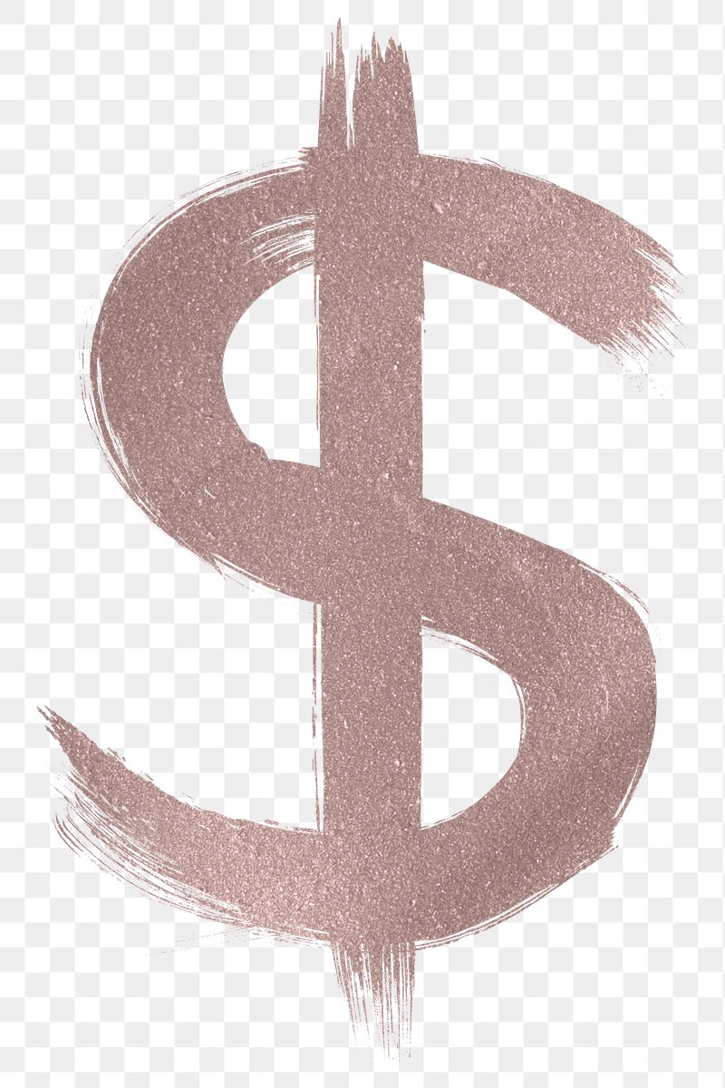 Glitter Dollar Sign PNG Images | Free Photos, PNG Stickers, Wallpapers ...
