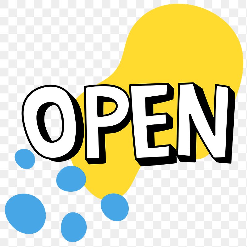 Open png word bold font | Premium PNG - rawpixel