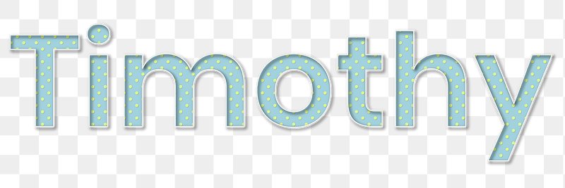 Timothy name png polka dot | Premium PNG Sticker - rawpixel