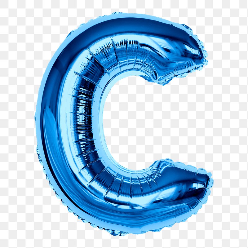 C Letter Blue