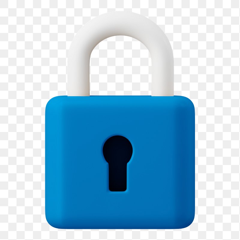 3D lock png clipart, data | Premium PNG Sticker - rawpixel