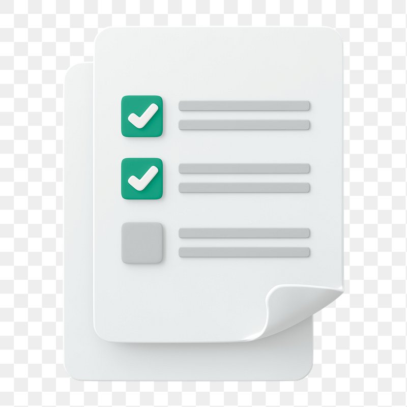 Checklist png 3D clipart, business | Premium PNG - rawpixel