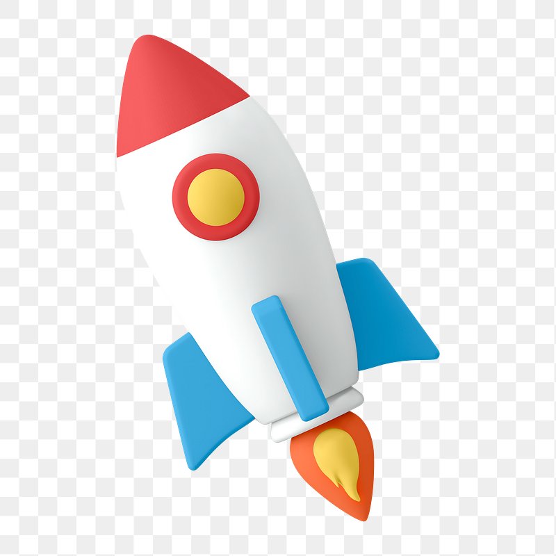 3D rocket png sticker, business | Premium PNG - rawpixel