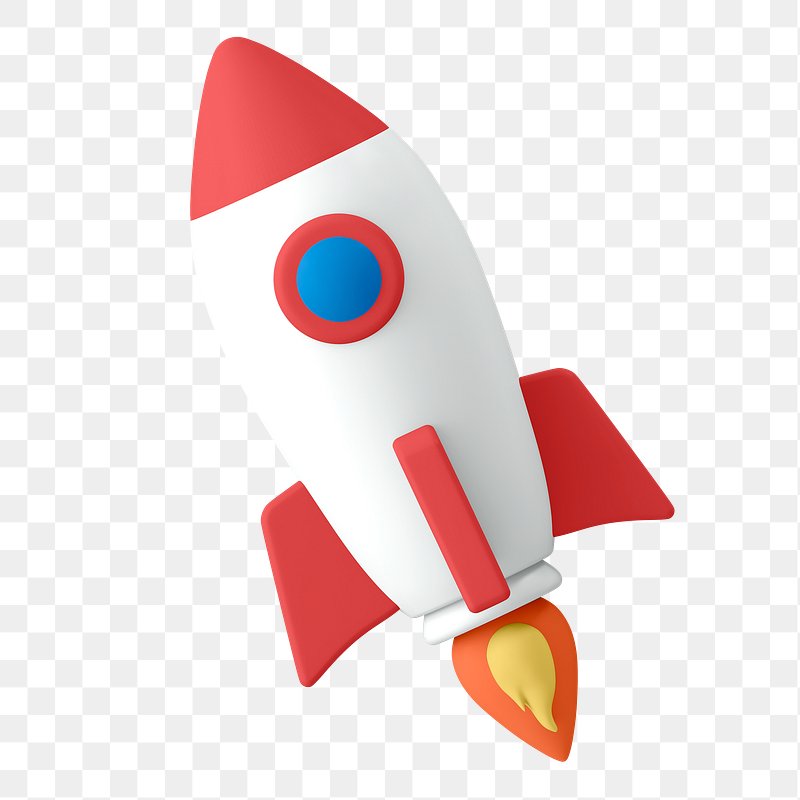 3D rocket png sticker, business | Premium PNG - rawpixel