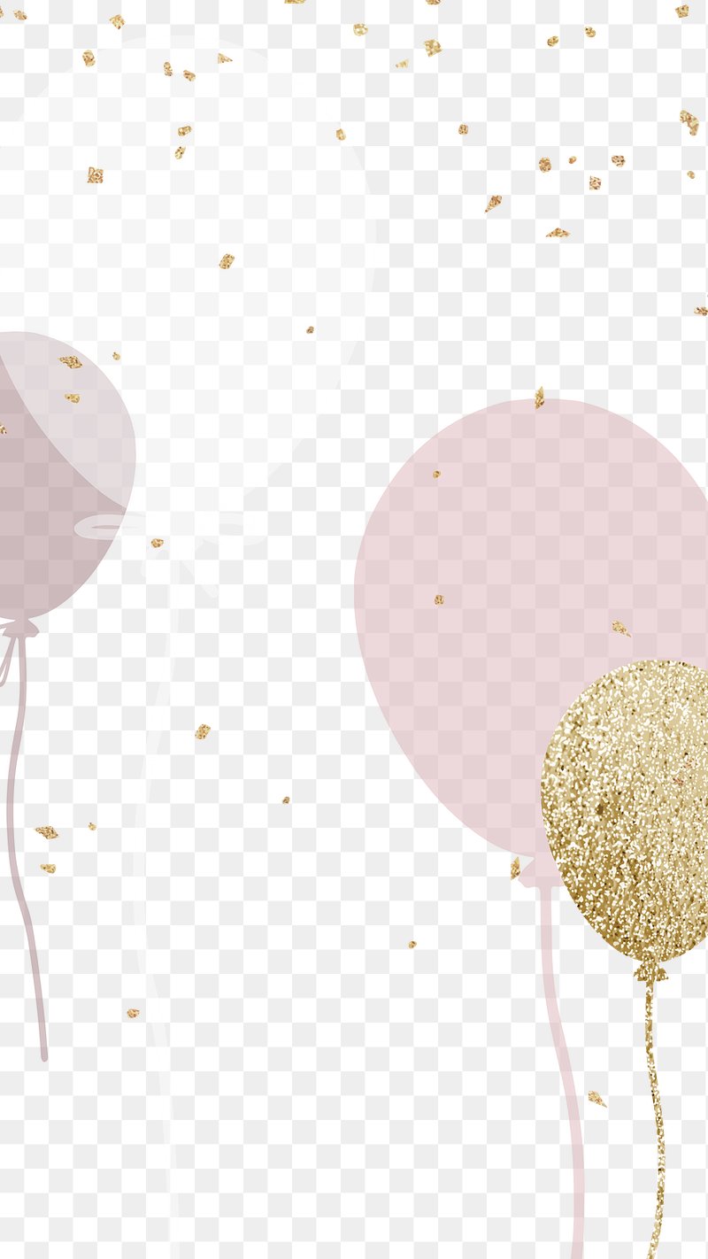 Pink balloons border png transparent | Free PNG - rawpixel