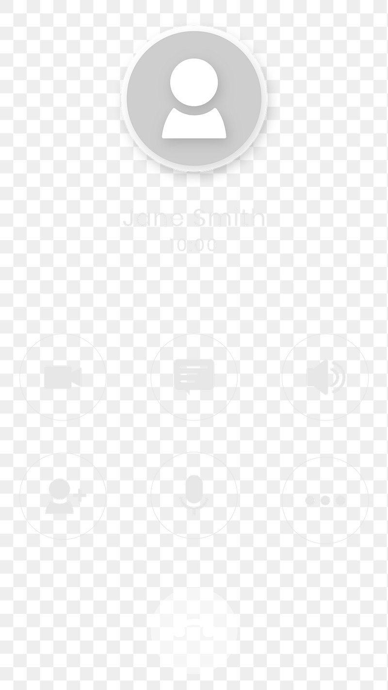 Png smartphone call interface ongoing | Free PNG Sticker - rawpixel