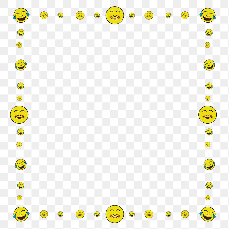 Vintage happy emoji frame design | Free PNG Sticker - rawpixel