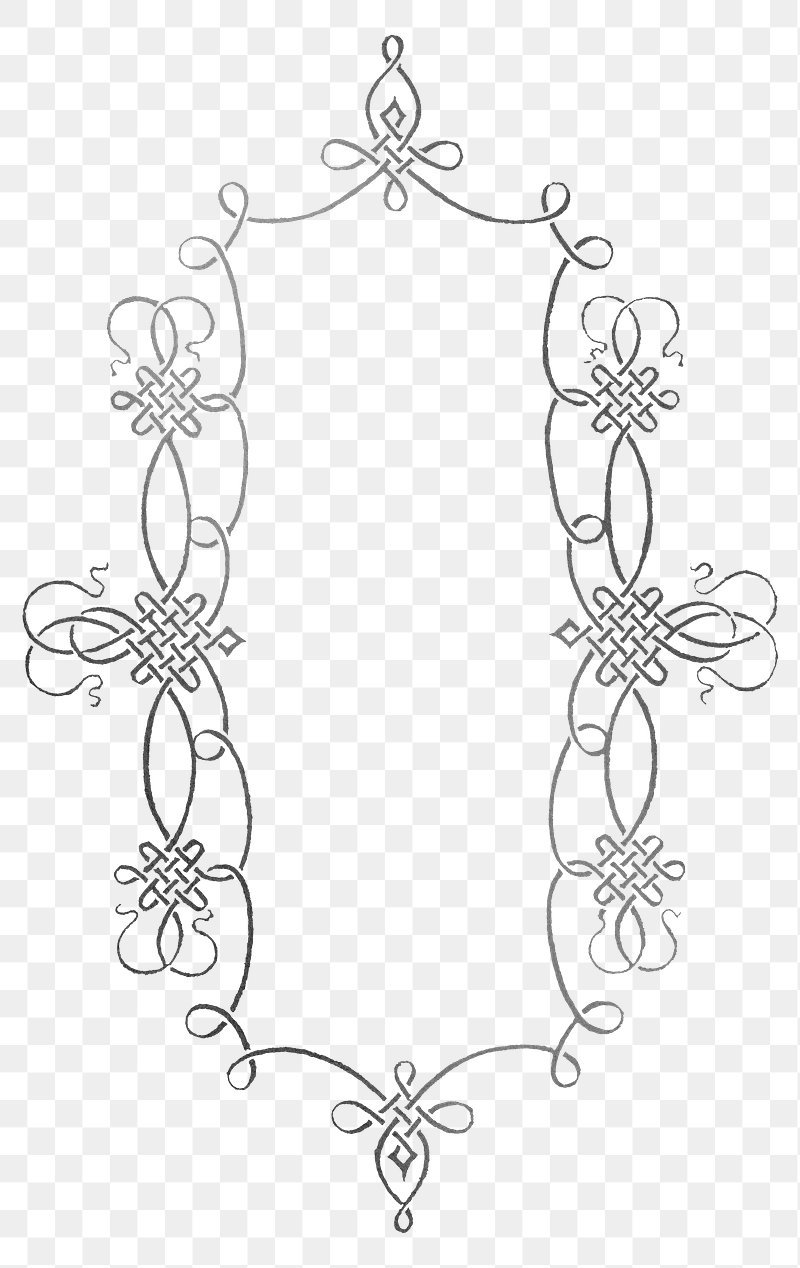 Silver Filigree Frame PNG Images | Free Photos, PNG Stickers ...