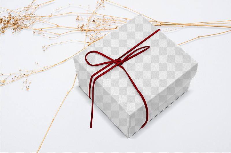 Kraft gift box mockup png | Free PNG Mockup - rawpixel