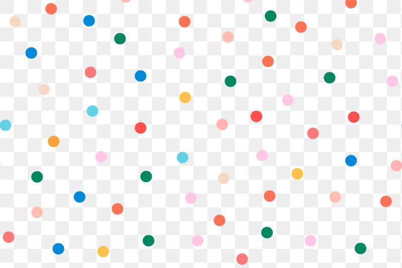 Cute Confetti Pattern Transparent Background Images | Free Photos, PNG ...