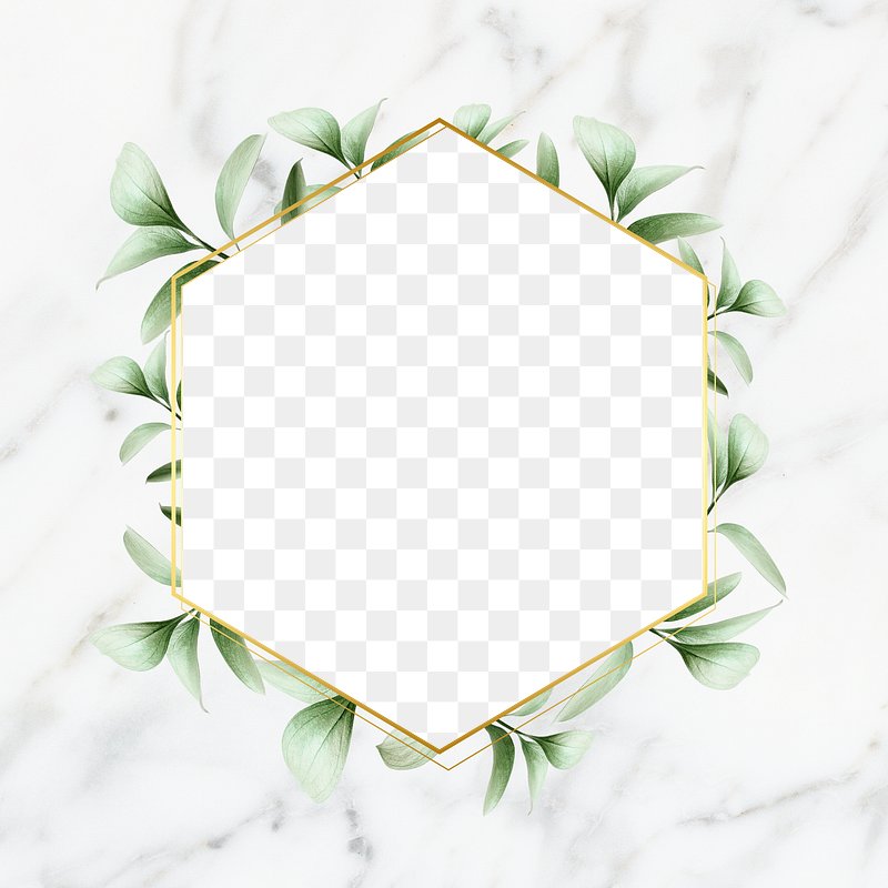 Golden Hexagon Frame PNG Images | Free Photos, PNG Stickers, Wallpapers ...