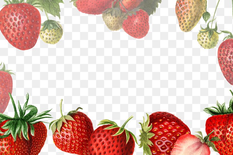 Strawberry Leaf Frames Images | Free Photos, PNG Stickers, Wallpapers ...