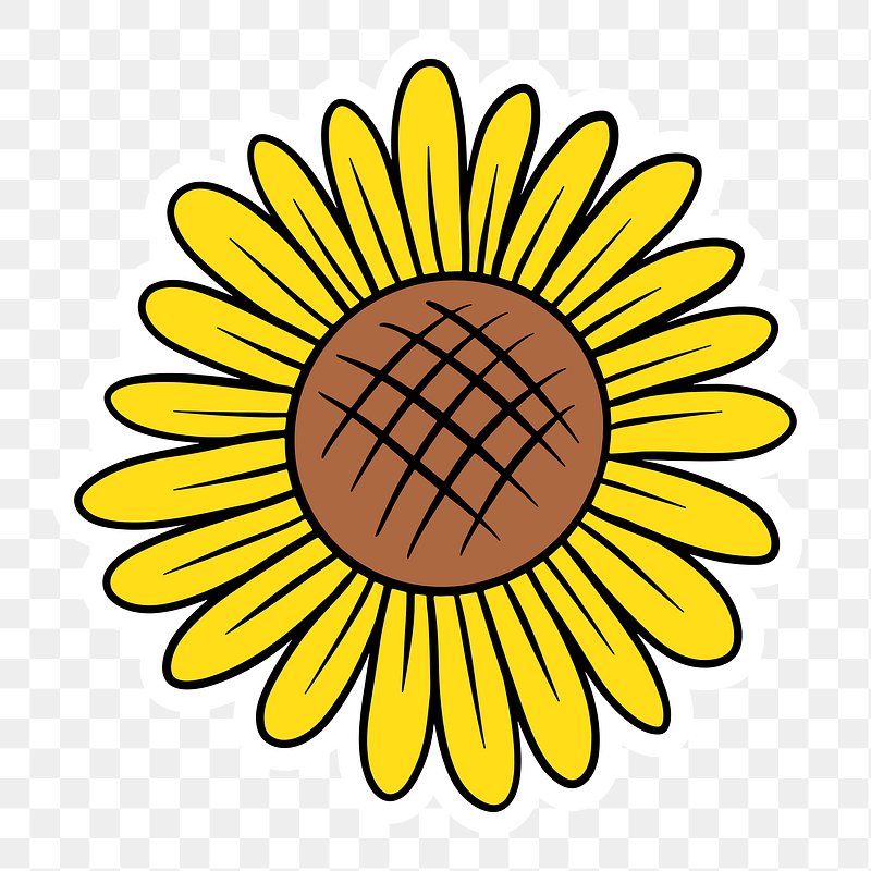 Sunflower Cartoon PNG Images | Free Photos, PNG Stickers, Wallpapers ...