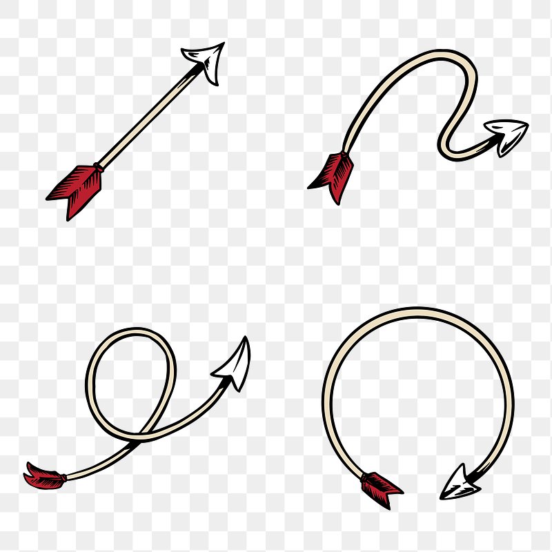 Bent Arrow PNG Images | Free Photos, PNG Stickers, Wallpapers ...