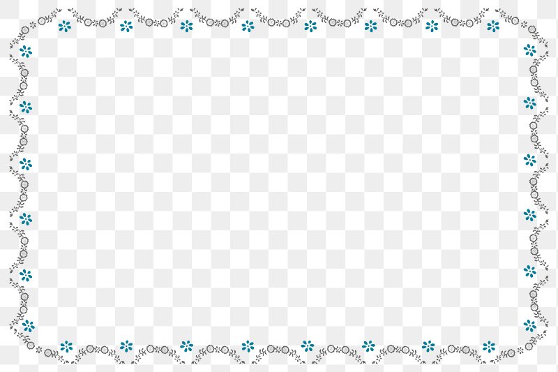 Blue Rectangle Border PNG Frame Simple Images | Free Photos, PNG ...