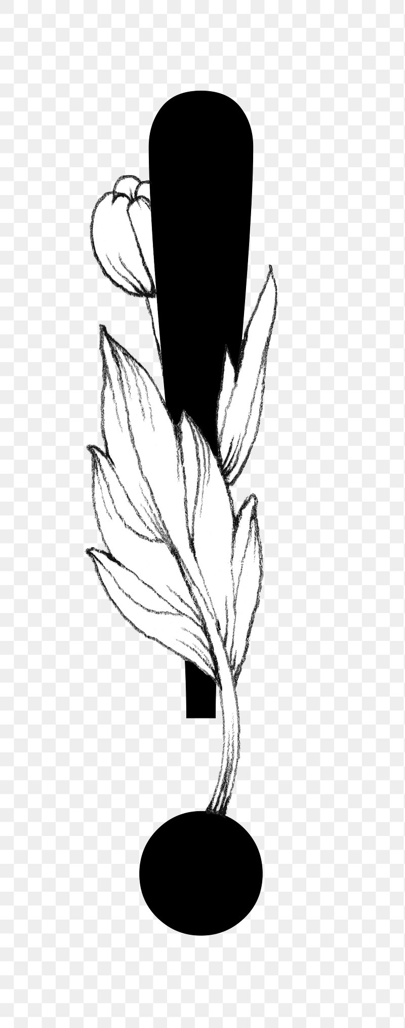 Exclamation Floral Font Images | Free Photos, PNG Stickers, Wallpapers ...