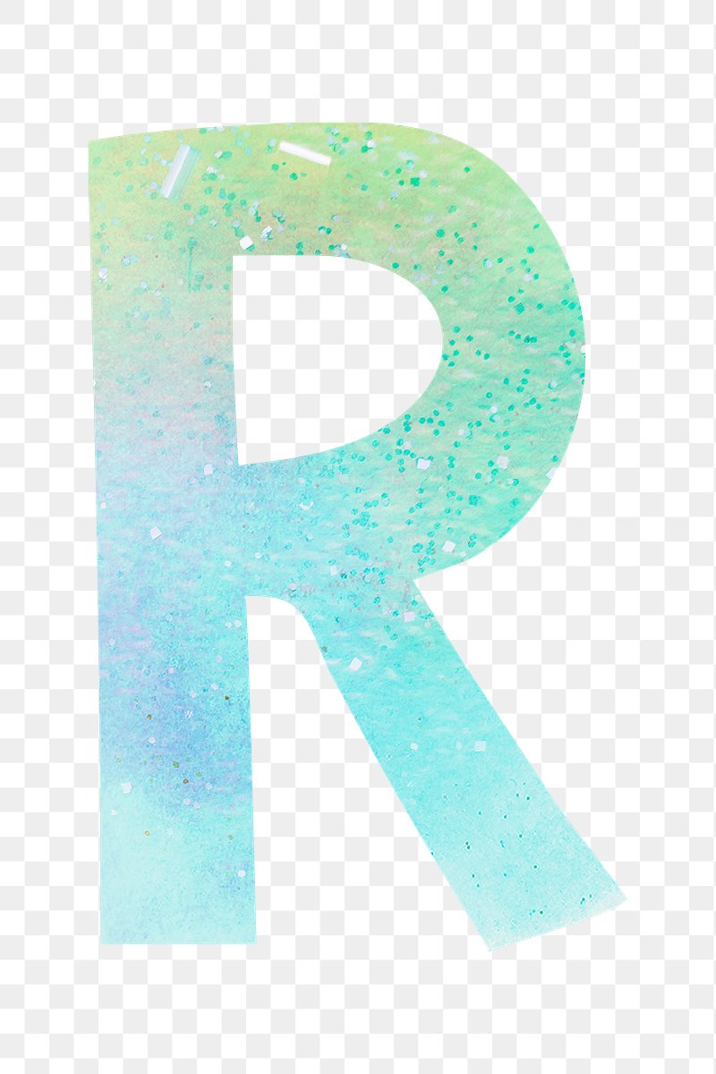 Glitter Capital Letter R Sticker Transparent PNG Images | Free Photos ...