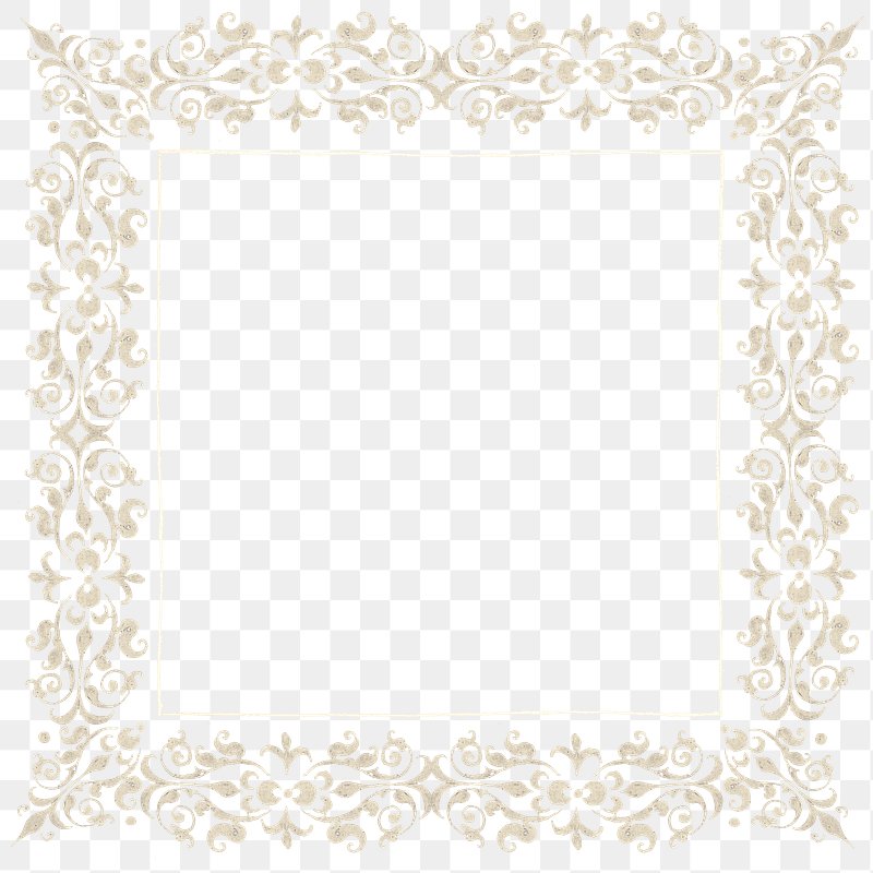 Gold filigree frame border png | Free PNG Sticker - rawpixel