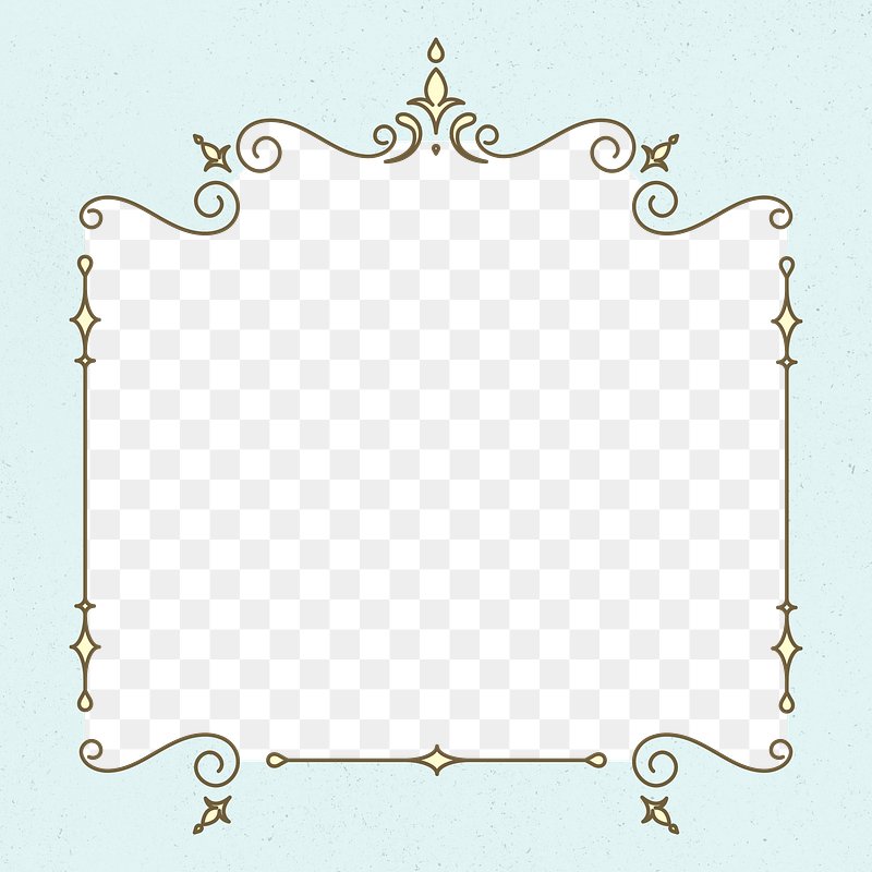 Vintage Line Frame Transparent PNG Images | Free Photos, PNG Stickers ...