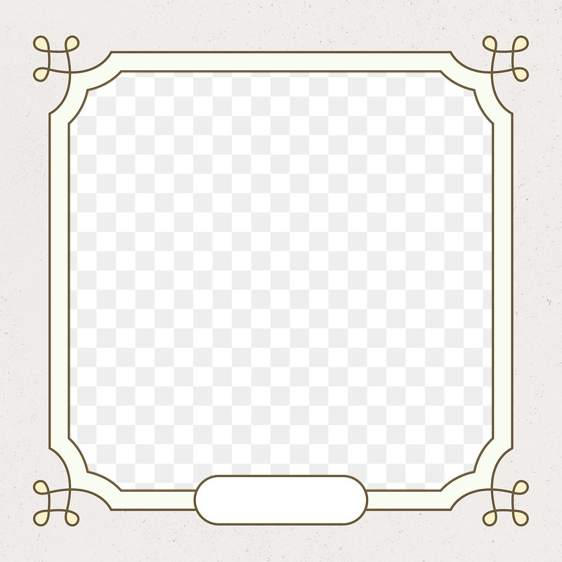 Vintage Line Frame Transparent PNG Images | Free Photos, PNG Stickers ...
