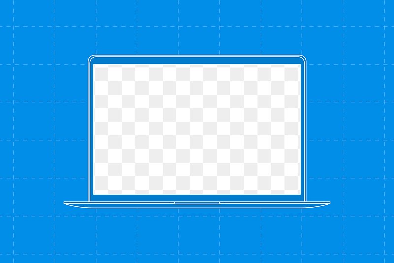 Laptop transparent screen png mockup, | Free PNG Mockup - rawpixel
