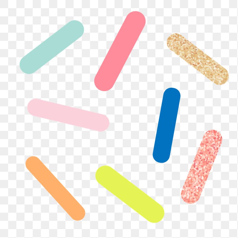 Sprinkles PNG Images | Free Photos, PNG Stickers, Wallpapers ...