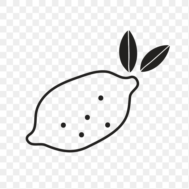 Black And White Lemon PNG Transparent Images | Free Photos, PNG ...