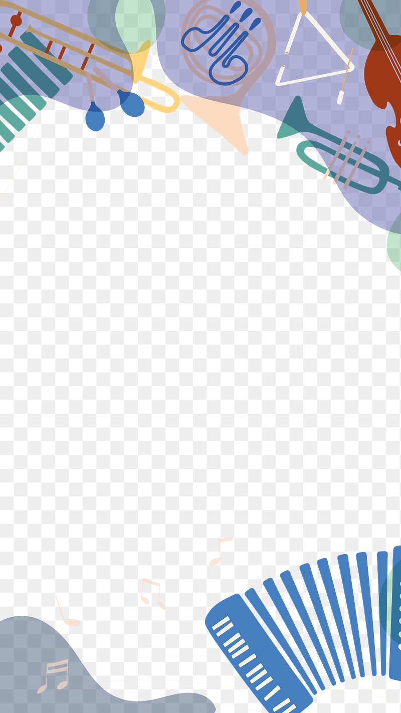 Retro music frame background png, | Free PNG Sticker - rawpixel