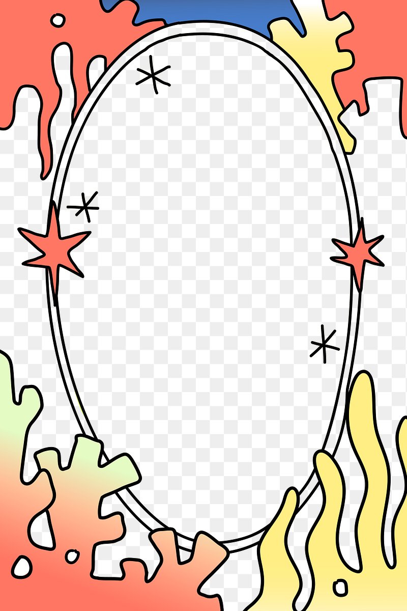 Abstract frame png, transparent background | Free PNG Sticker - rawpixel