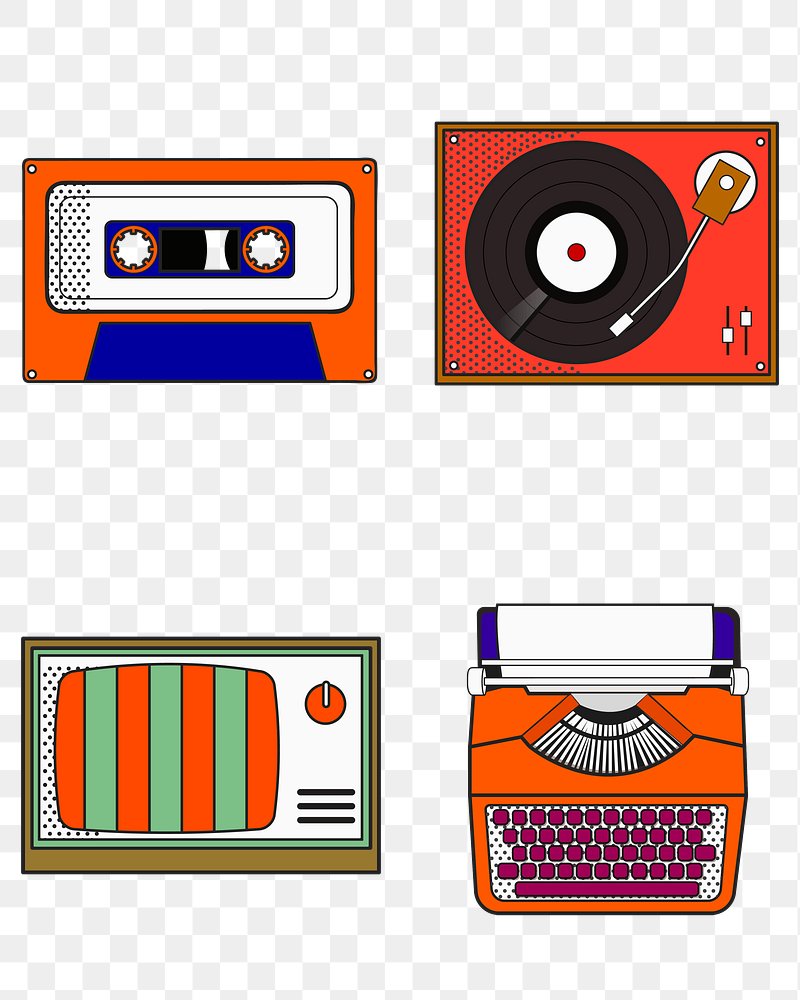 Retro Vintage Cassette Tape PNG Images | Free Photos, PNG Stickers ...