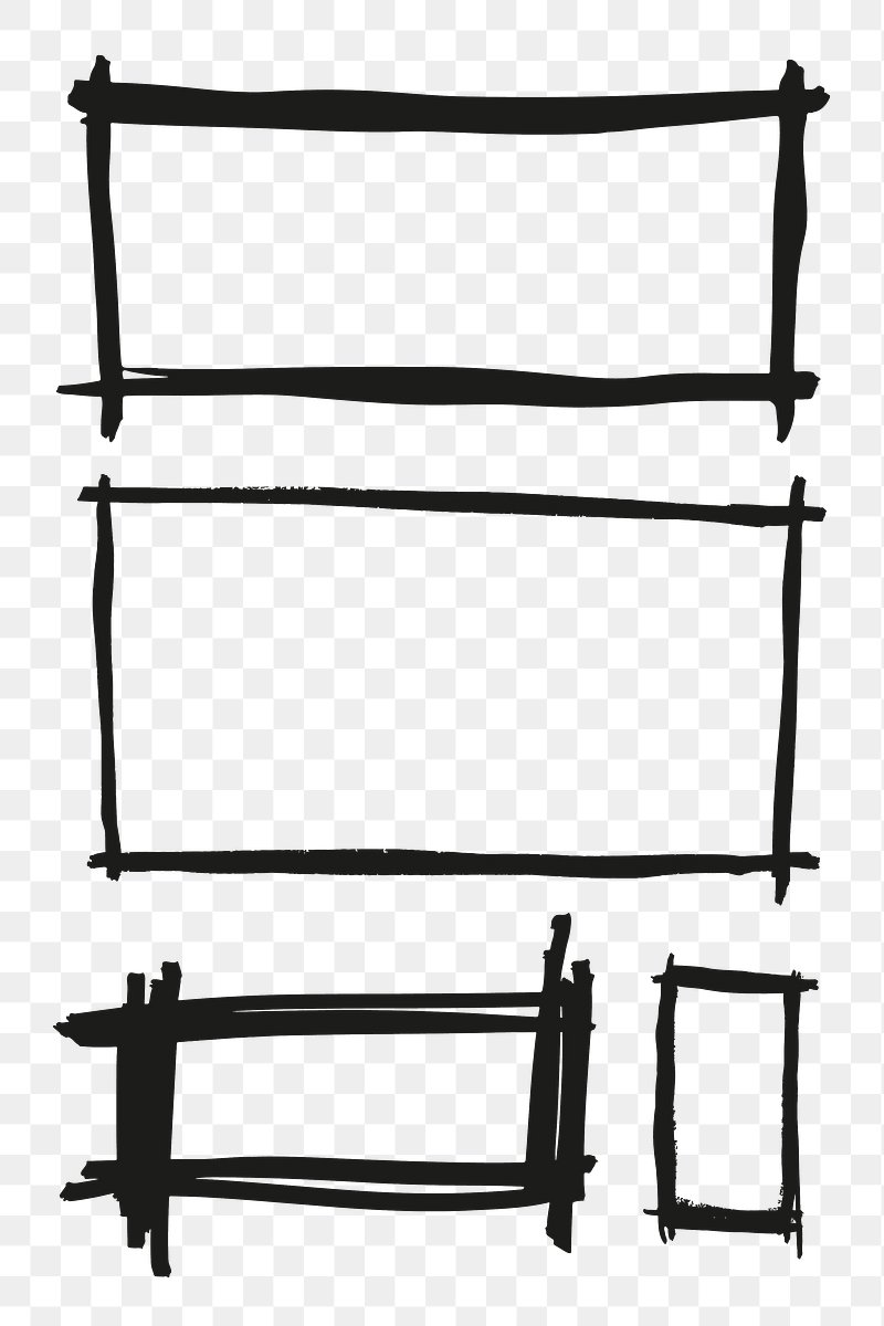 Transparent Rectangular Frame Set Images | Free Photos, PNG Stickers ...