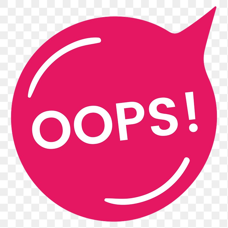 Oops PNG Images | Free Photos, PNG Stickers, Wallpapers & Backgrounds ...
