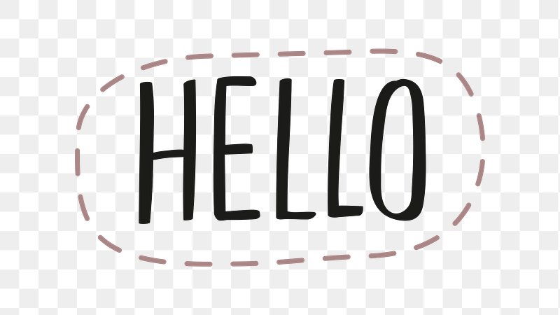 Png Hello word art transparent | Free PNG Sticker - rawpixel