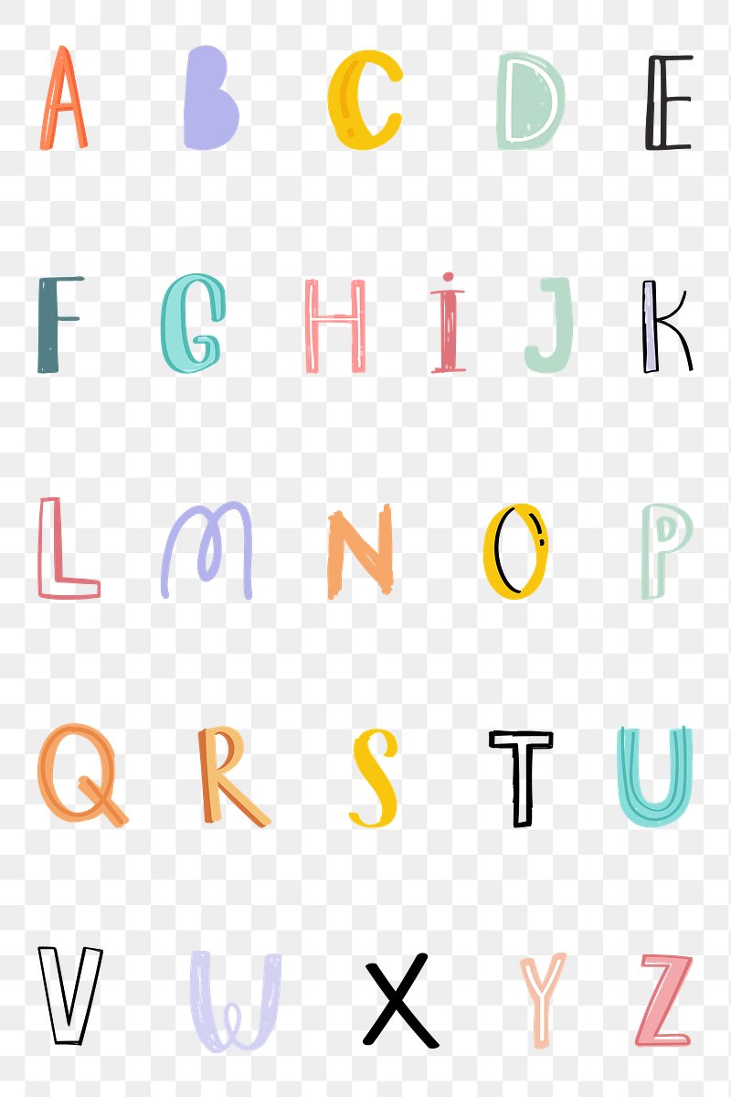 Doodle Letters A Z