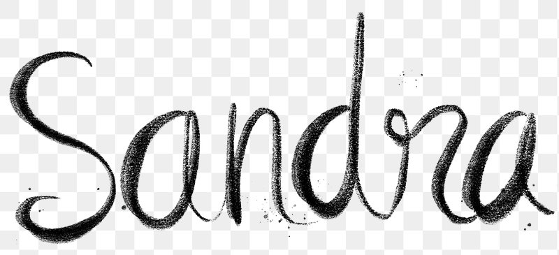 Hand drawn Sandra png font | Free PNG - rawpixel