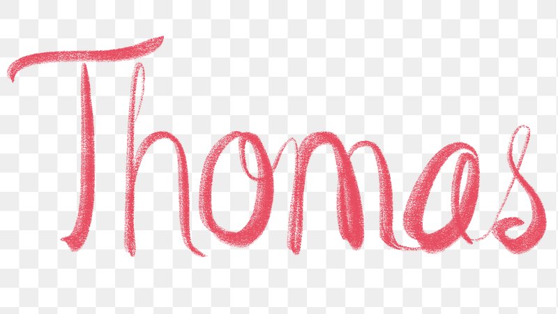 Thomas Font Images | Free Photos, PNG Stickers, Wallpapers ...