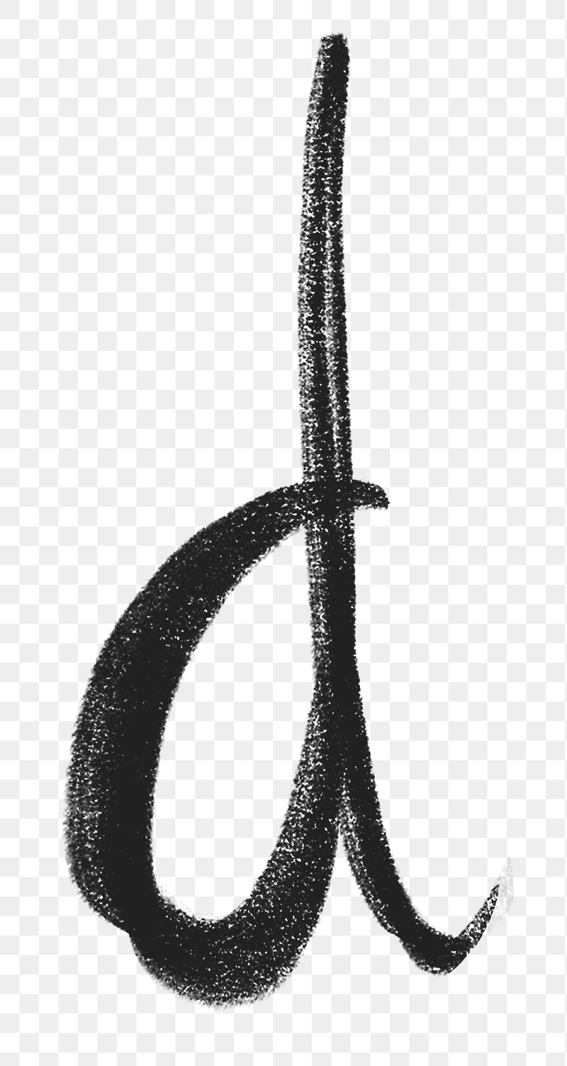 Cursive D Black Font PNG Images | Free Photos, PNG Stickers, Wallpapers ...