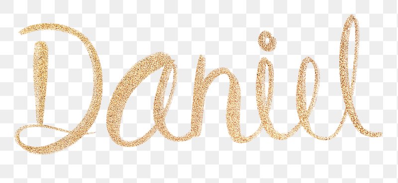 Daniel Typography PNG Images | Free Photos, PNG Stickers, Wallpapers ...