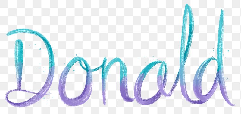 Donald PNG Images | Free Photos, PNG Stickers, Wallpapers & Backgrounds ...