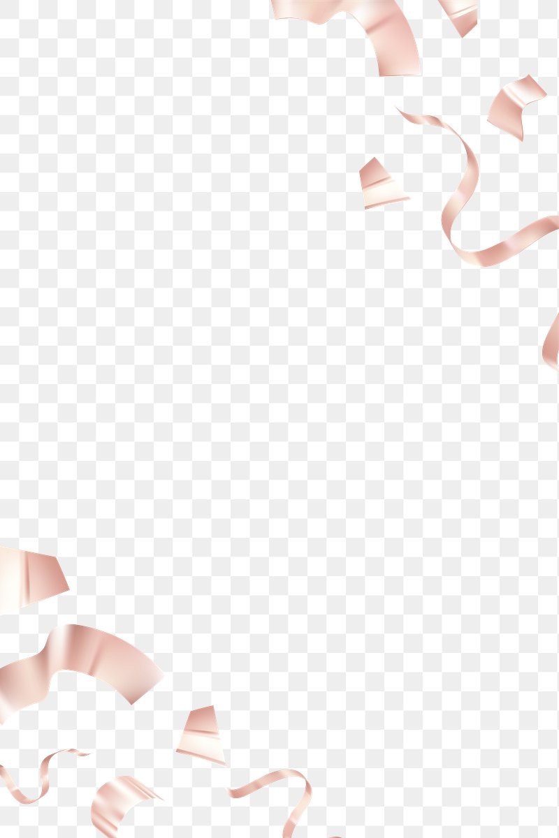 Rose Gold Confetti PNG Images | Free Photos, PNG Stickers, Wallpapers ...