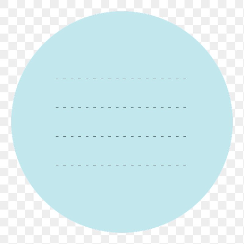 Blue circle notepad png design | Free PNG Sticker - rawpixel