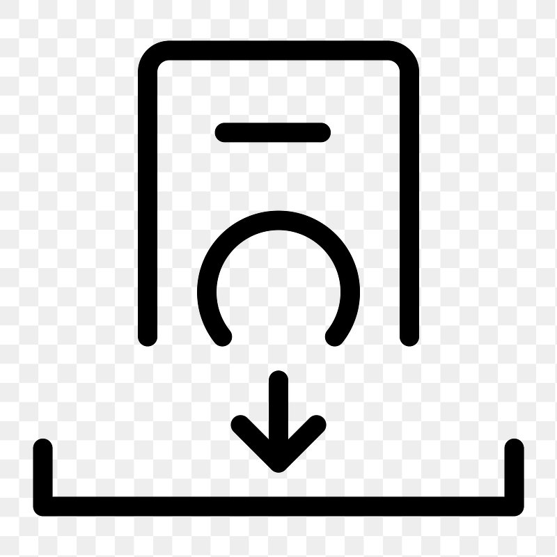 Deposit png line icon financial symbol | Free stock illustration | High ...