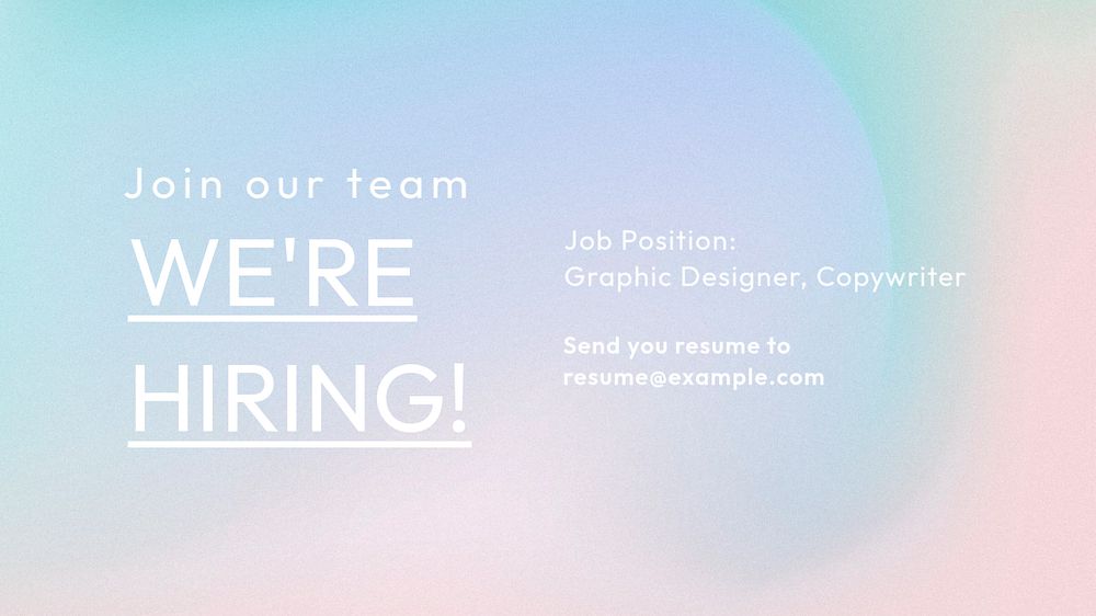 Job vacancy ppt presentation template, | Premium Editable Template ...