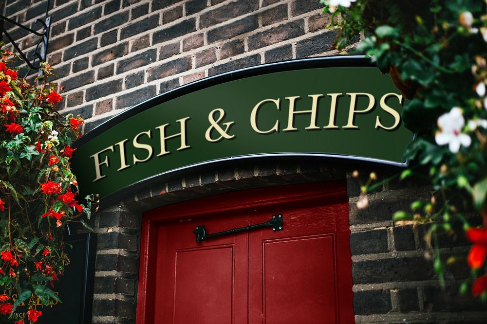 Editable green restaurant sign mockup | Premium PNG - rawpixel